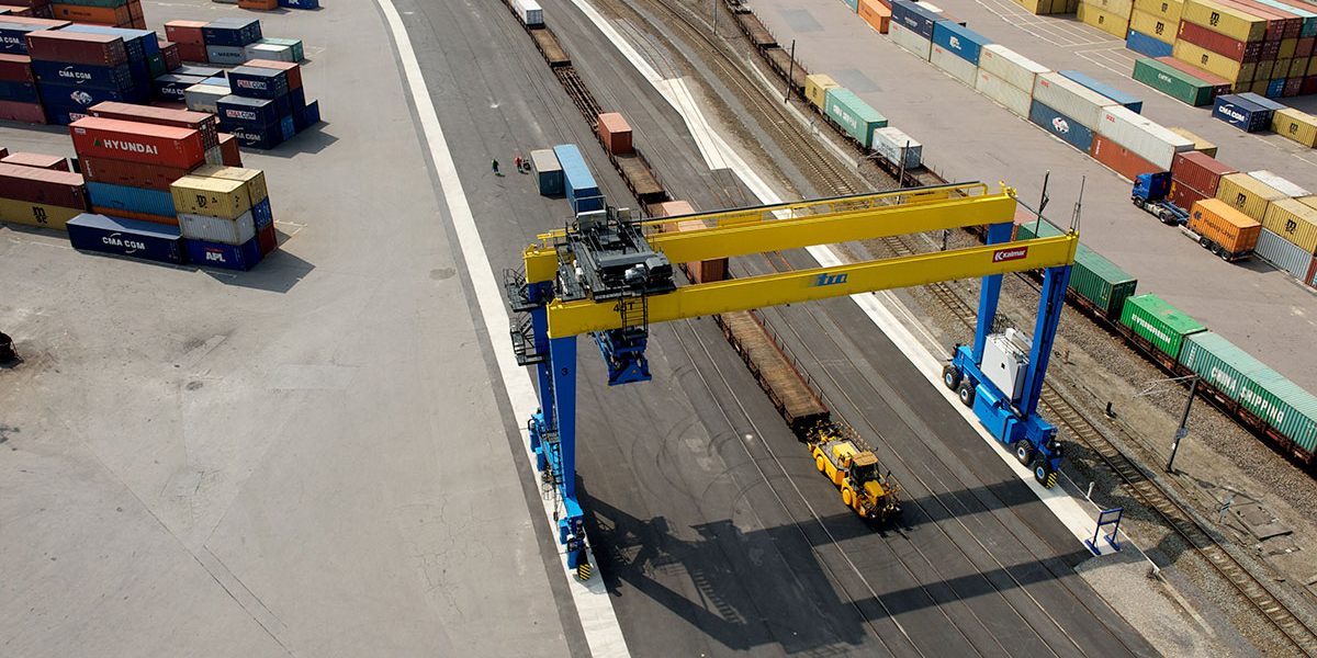 Terminal Container Athus en Luxembourg Belge